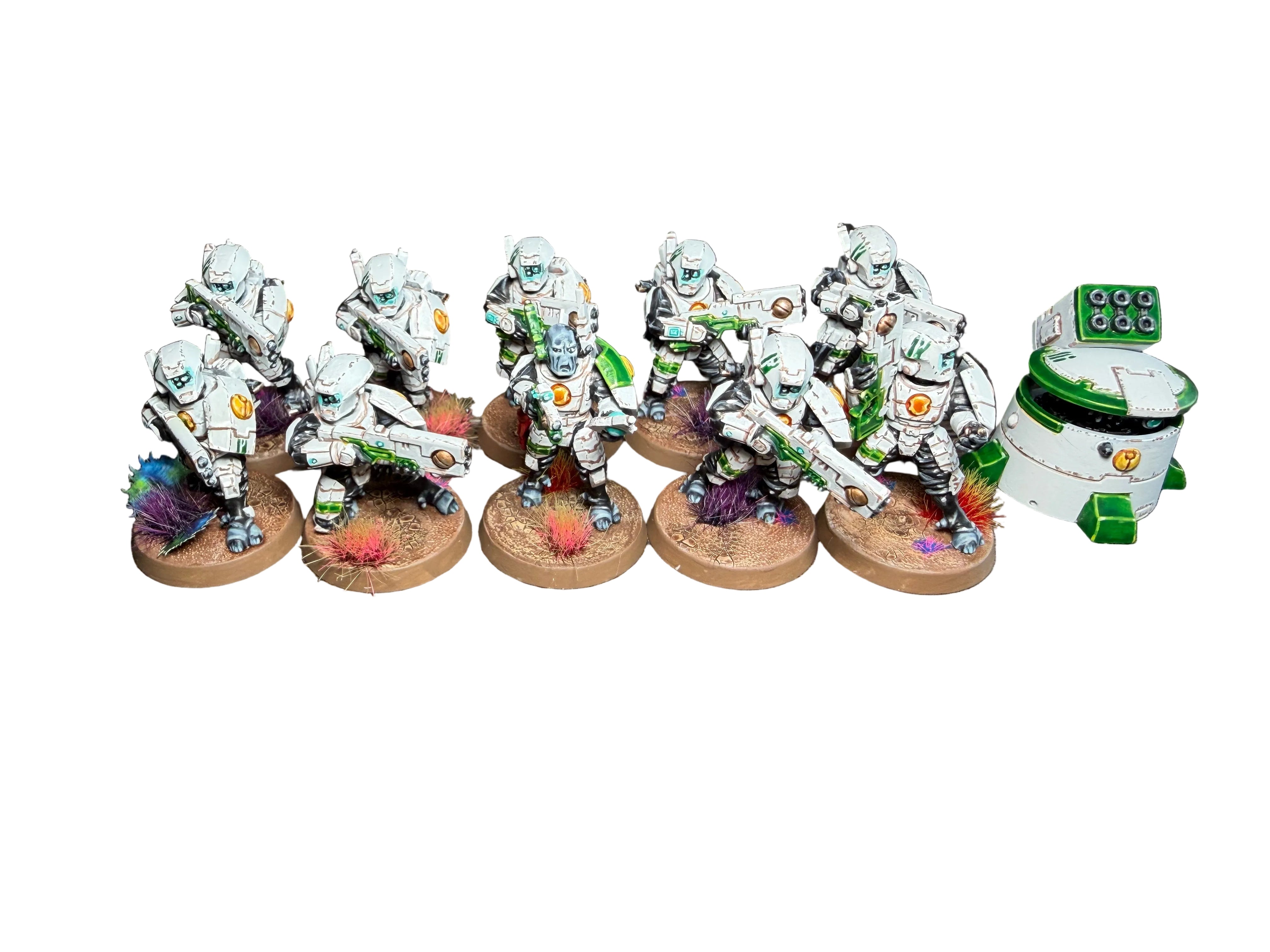Warhammer 40K Tau Fire Warriors Breacher Team – Restorehammer